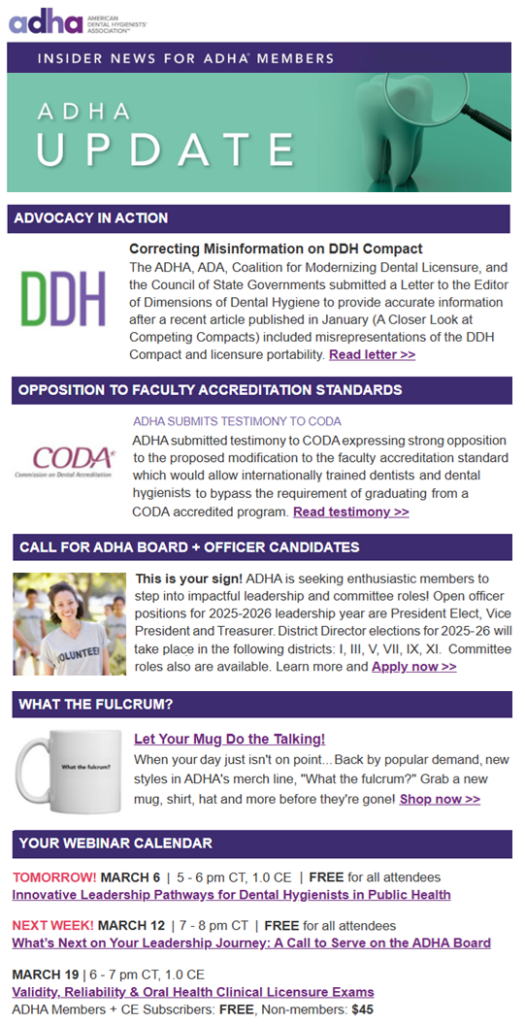 ADHA Publications - ADHA